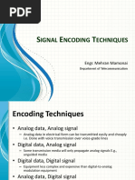 Lecture 4 Signal Encoding Techniques | PDF | Data Transmission | Modulation