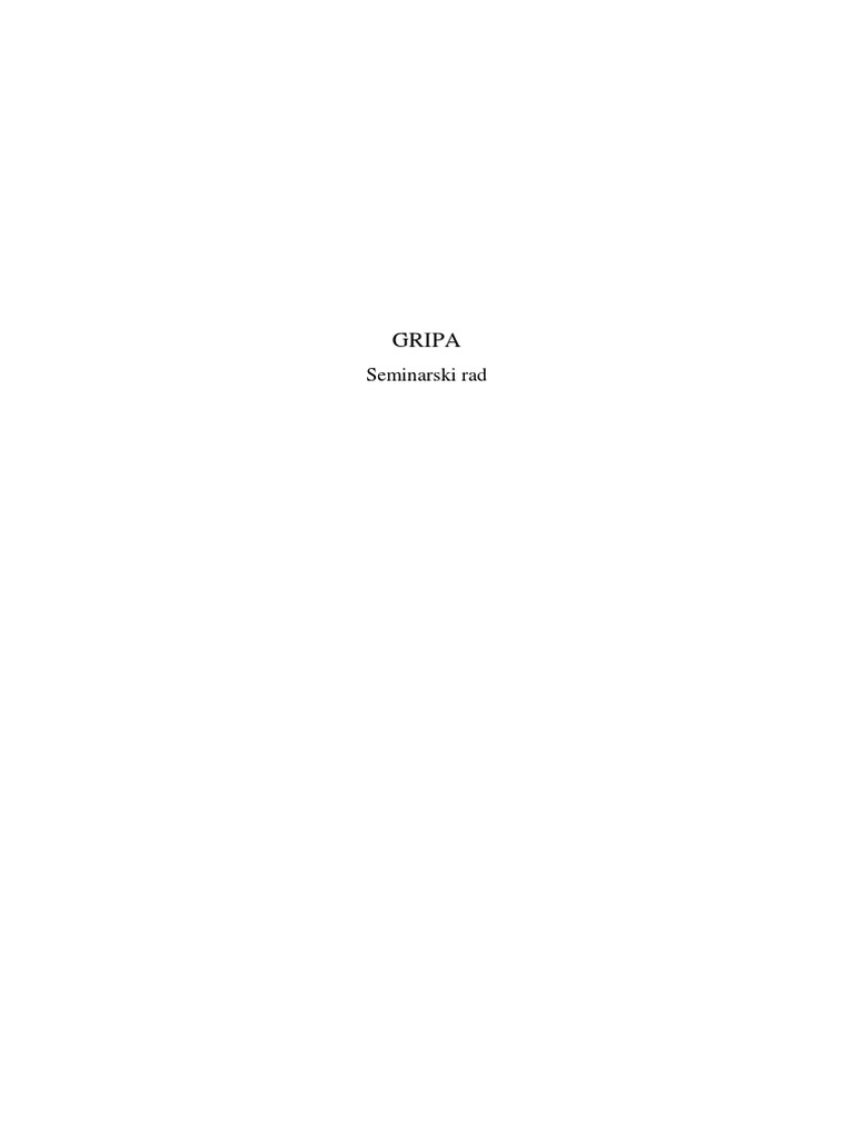 Gripa | PDF