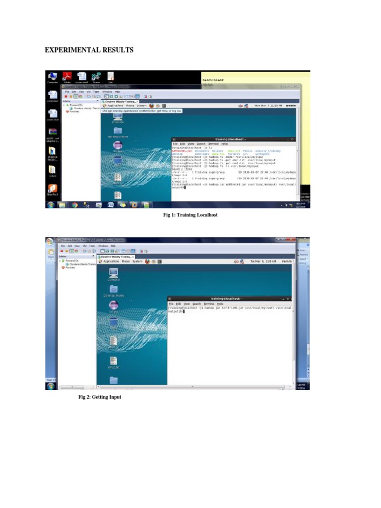 Experimental Results: Fig 1: Training Localhost | PDF | Career & Growth
