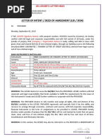 Master Sub-Fee Protection Agreement With Participants' Full Details ...