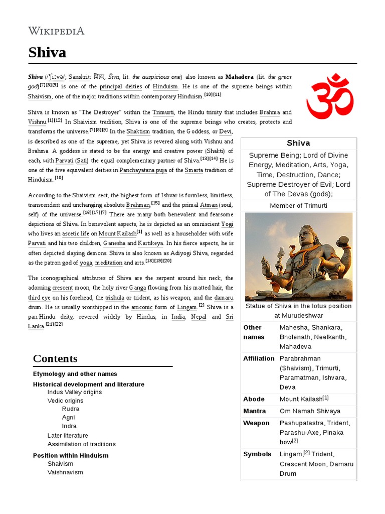 Shiva | PDF | Shiva | Devi