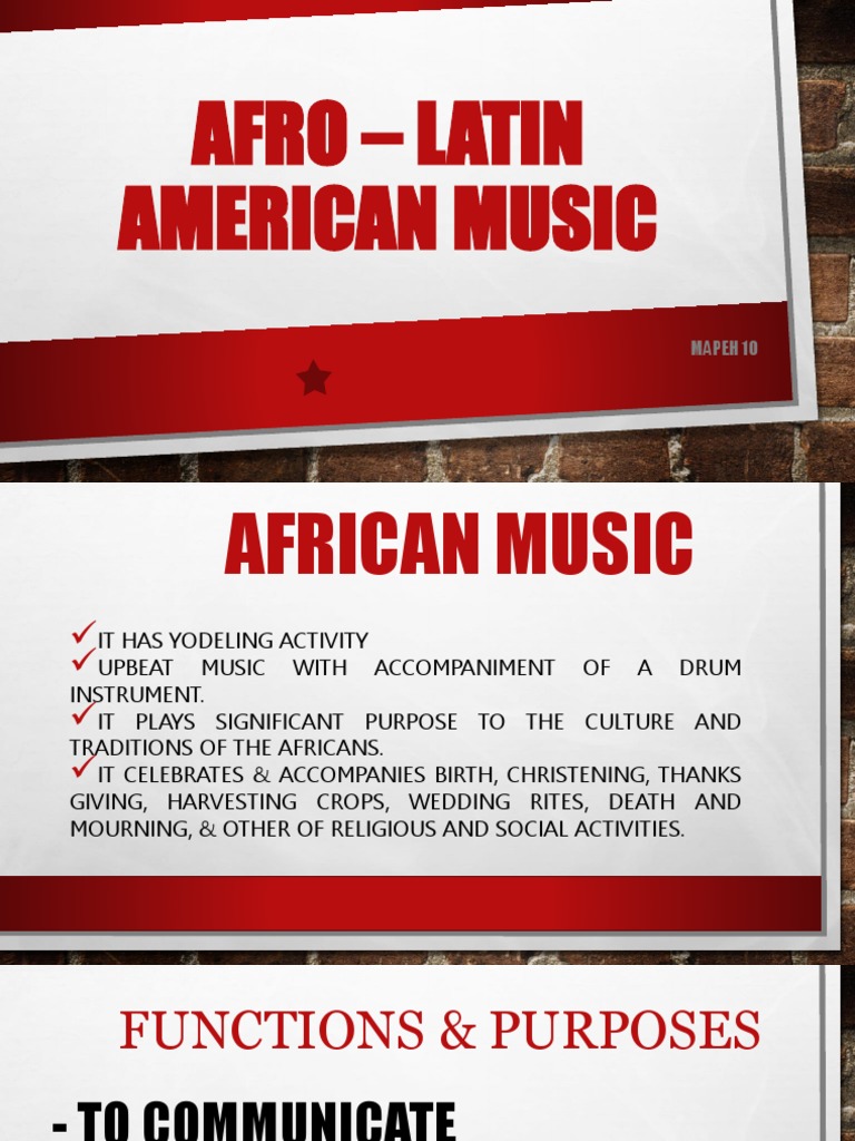 Afro - Latin American Music | PDF | Jazz | Sound