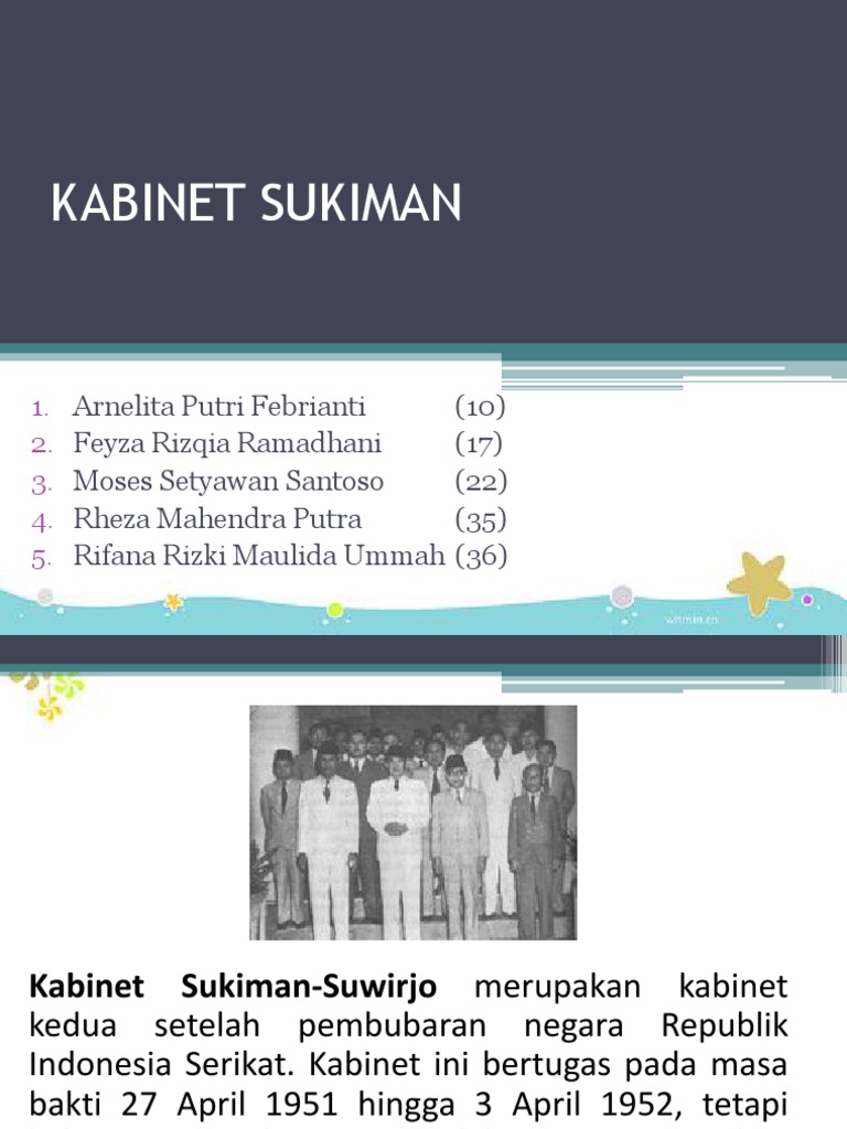 Kabinet Sukiman | PDF