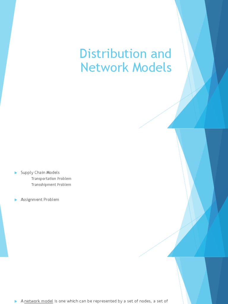 Distribution TTA Models | PDF | Linear Programming | Applied Mathematics