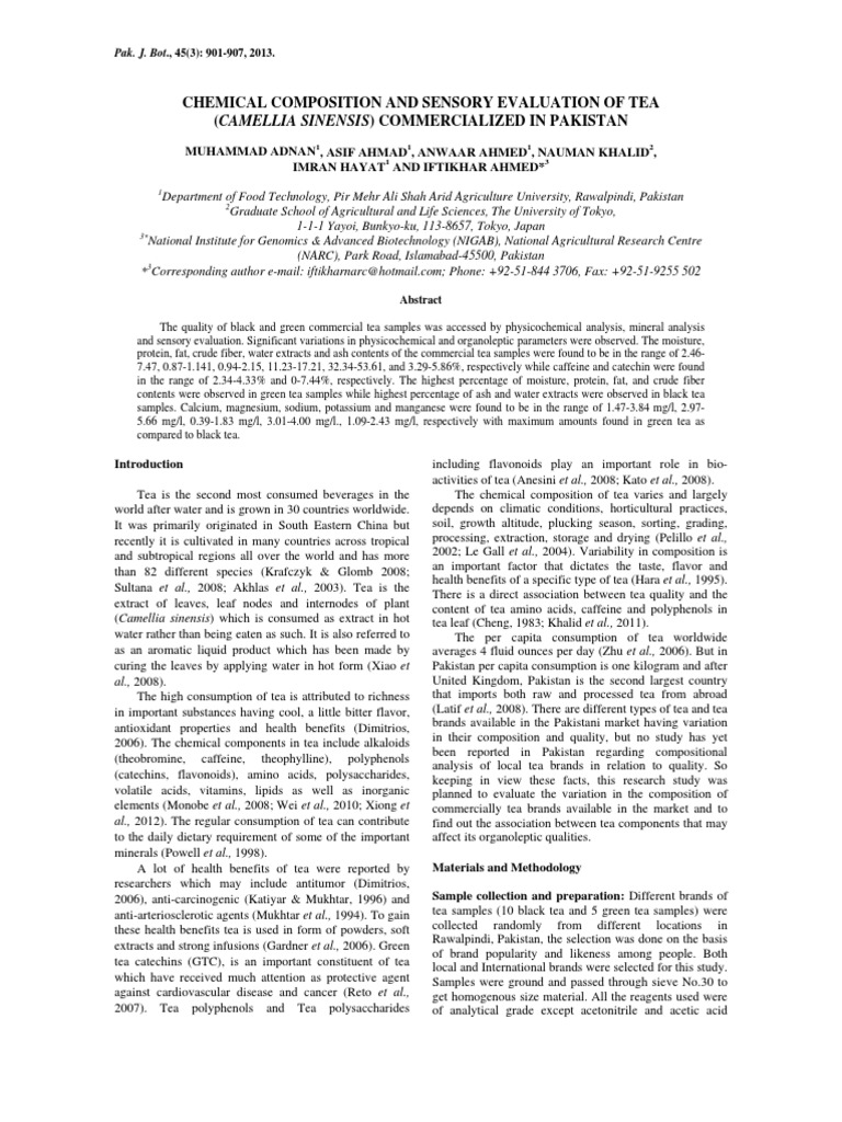 24 PDF | PDF | Tea | Green Tea