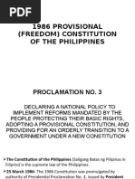 1986 Freedom Constitution | PDF | Political Charters | Constitution