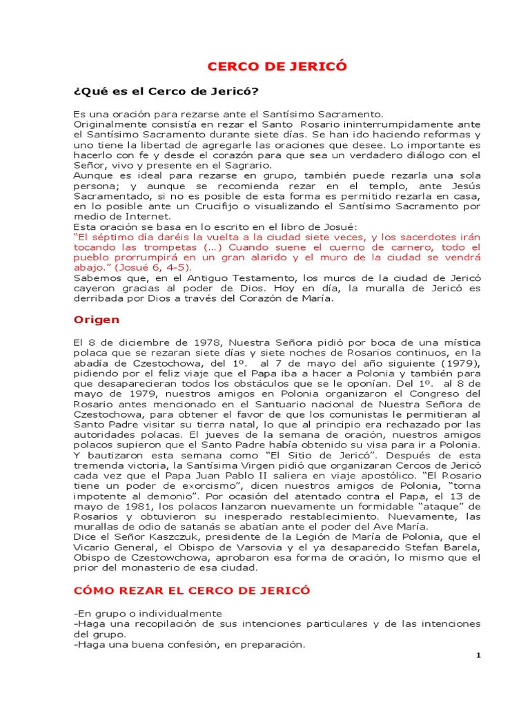 Cerco de Jericó - Grande | PDF | María, madre de Jesús | Arca de la Alianza