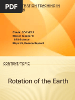 Grade 6 Lesson Plan: Earth’s Rotation & Revolution | PDF | Teachers ...