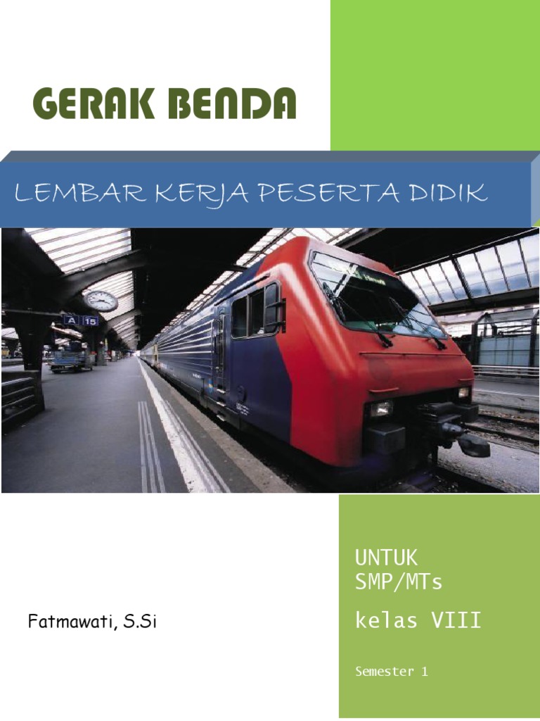 Lembar Kerja Gerak Lurus SMP Kelas VIII | PDF