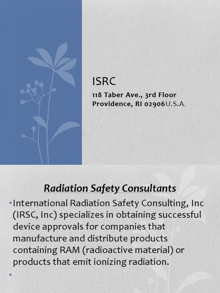 Radiation Safety Officer Training Services | PDF | Ionizing Radiation ...