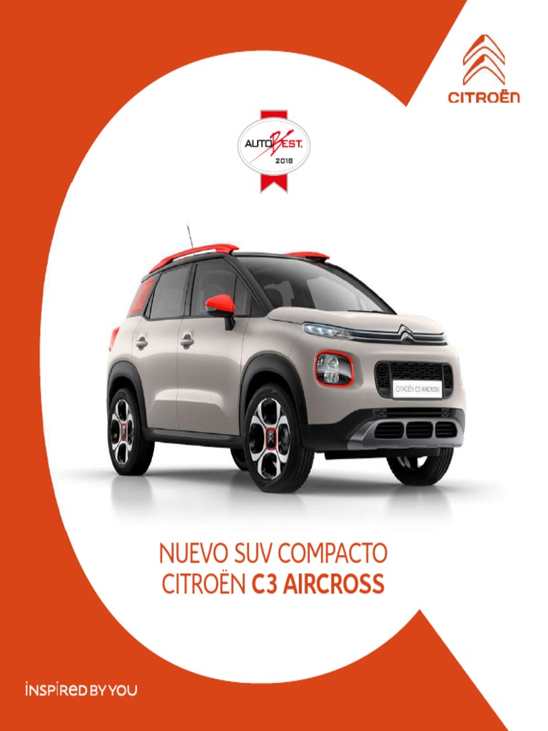 Catálogo C3 AIRCROSS | PDF | Vehículos de ruedas | Ingeniería de Transporte