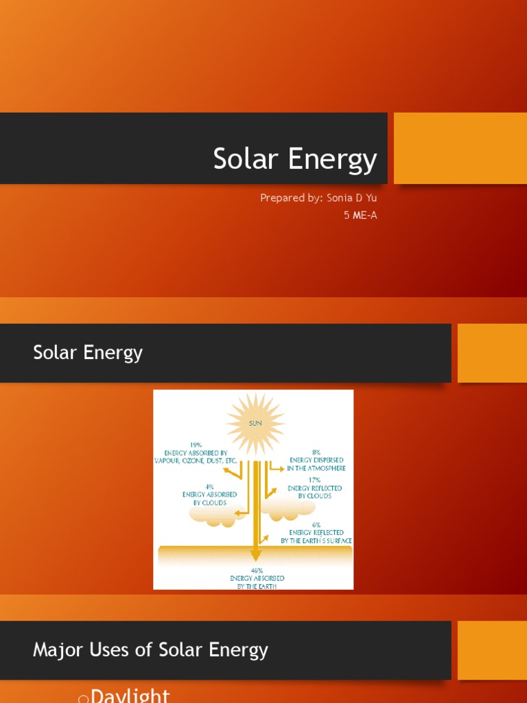 Solar Energy Powerpoint | PDF | Solar Power | Solar Energy