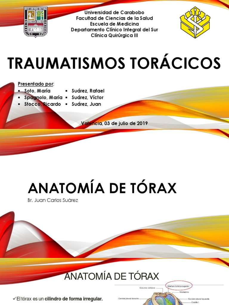 Torax Trauma | PDF | Tórax | Lesión