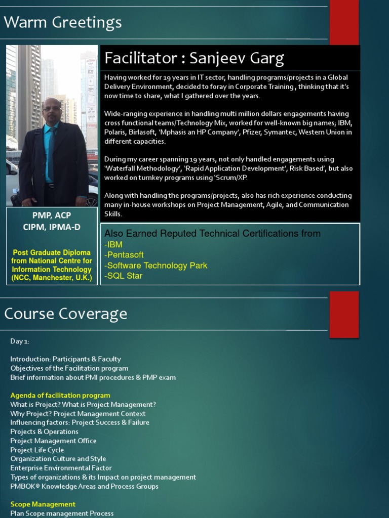 PMP Training Material | PDF | Project Management | Project Management ...