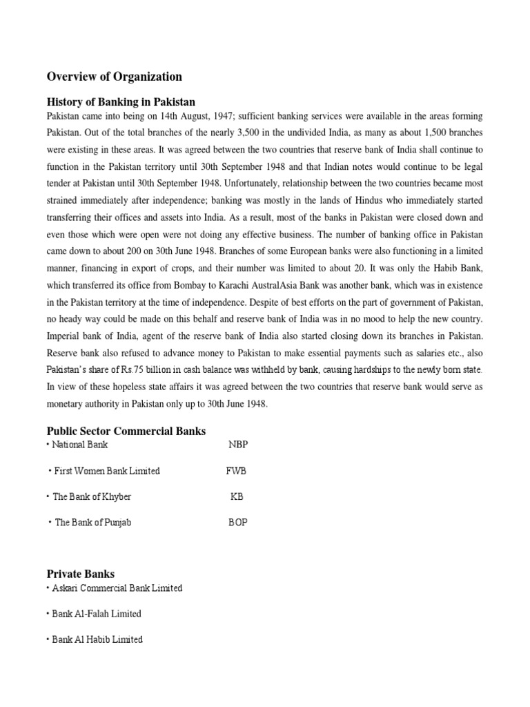 Internship Report of Amjad | PDF | Banks | Pakistan