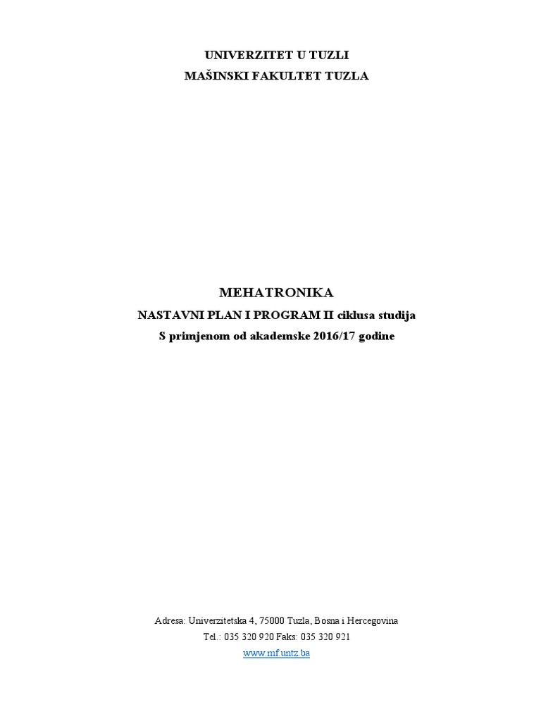 Mehatronika | PDF