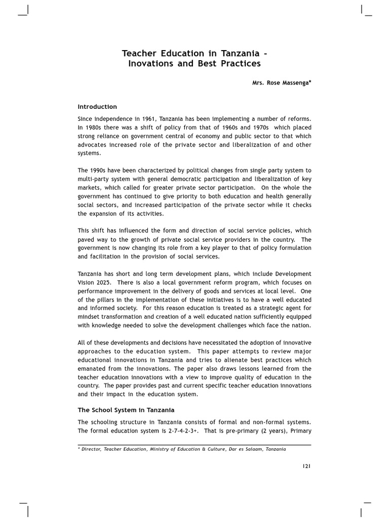 Teacher Education | PDF | Teacher Education | Primary Education