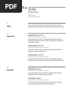 Glints CV Template | PDF