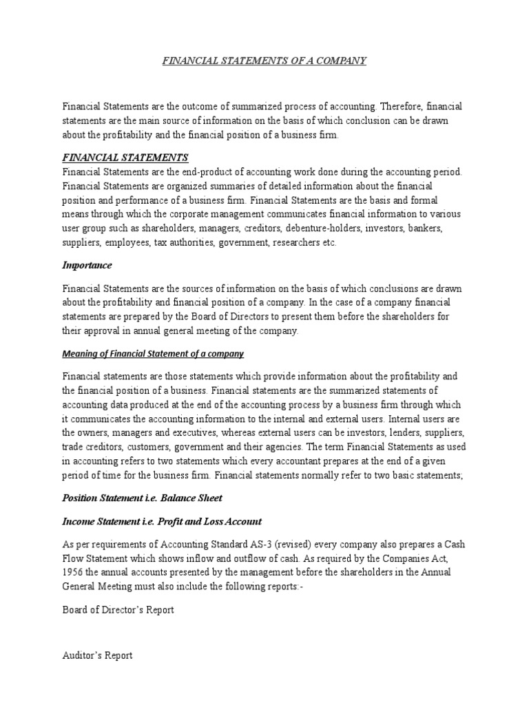 Company Final Accounts | PDF | Financial Statement | Balance Sheet