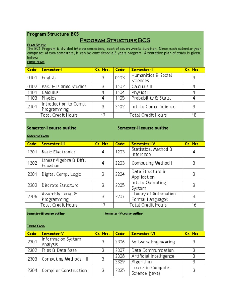Program Structure BCS | PDF | Source Code | Computer Program