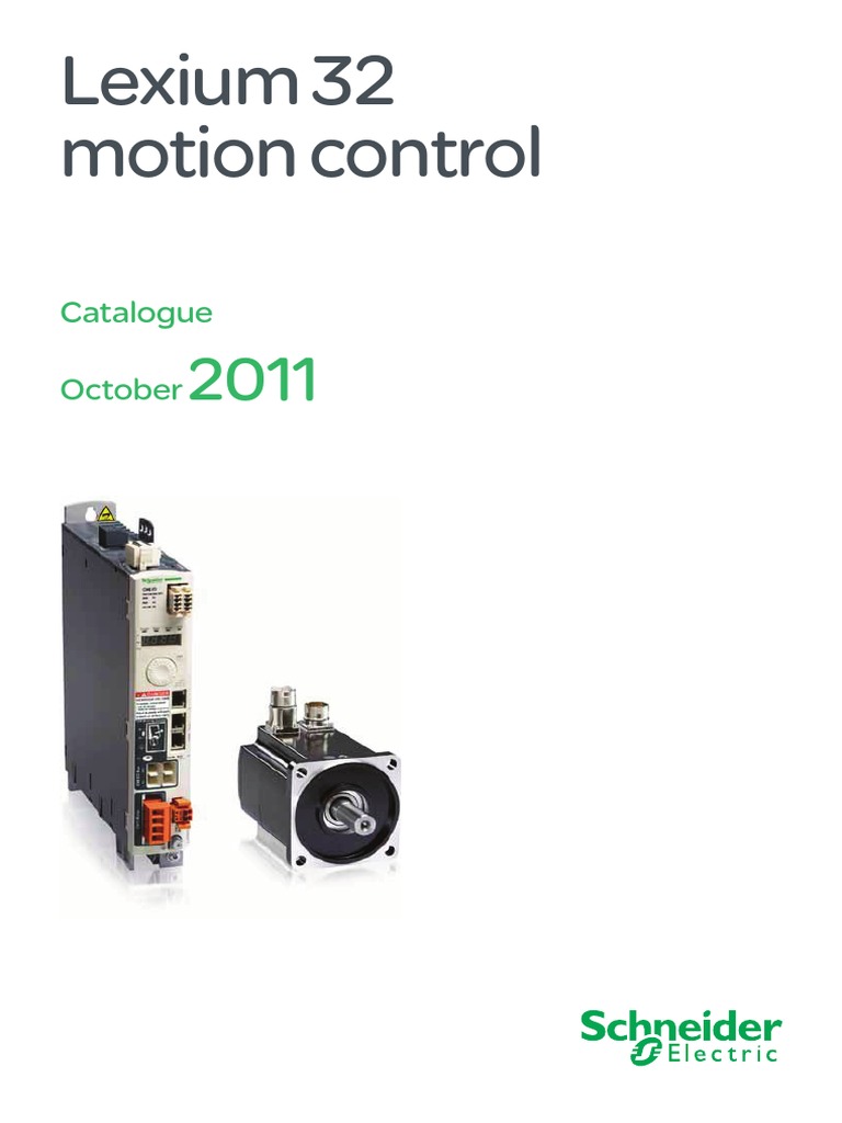 Schneider Lexium32 Servo Drives | PDF | Electric Motor | Servomechanism