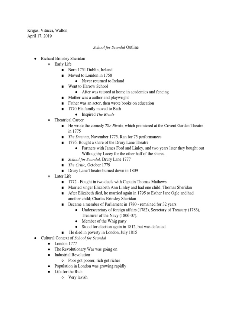 Pre Mod Outline | PDF