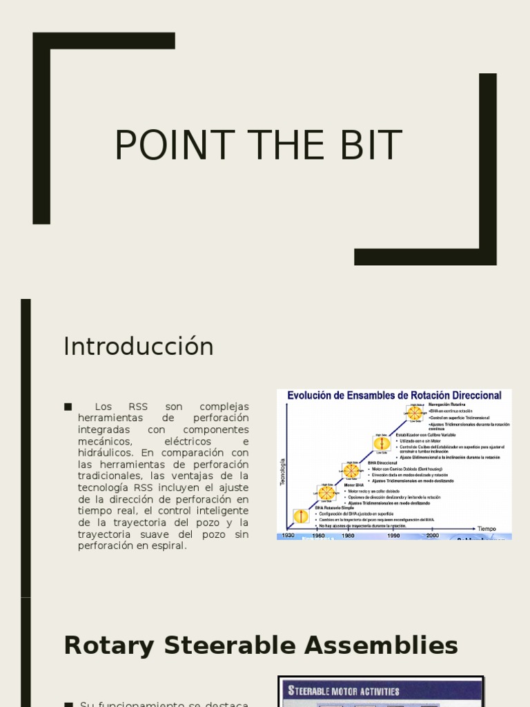 Presentacion Point The Bit | PDF | Direccion | Rotación
