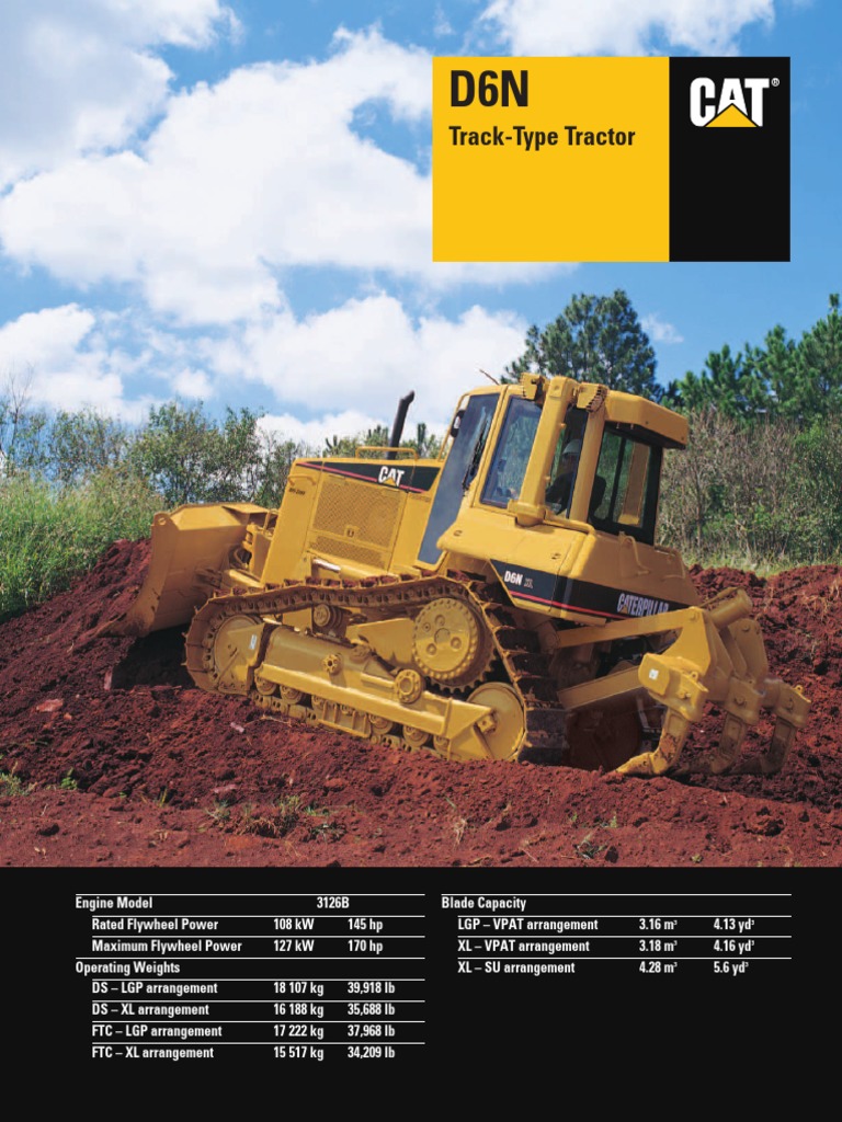 d6n Bulldozer | PDF | Transmission (Mechanics) | Clutch