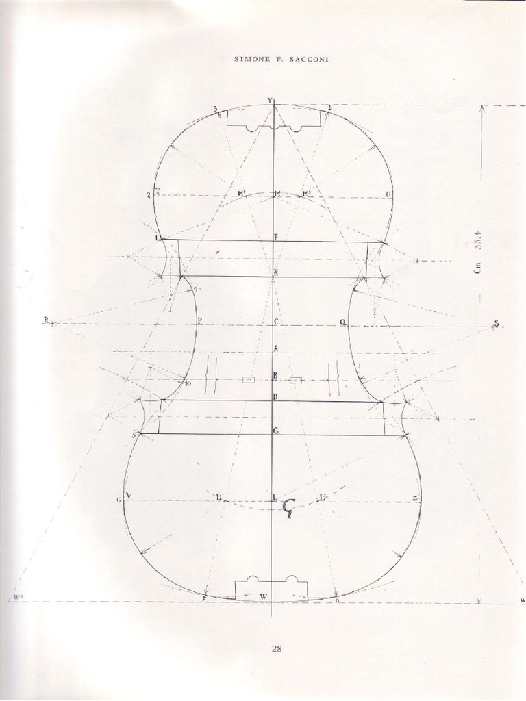 Simone Sacconi Violin Mould | PDF