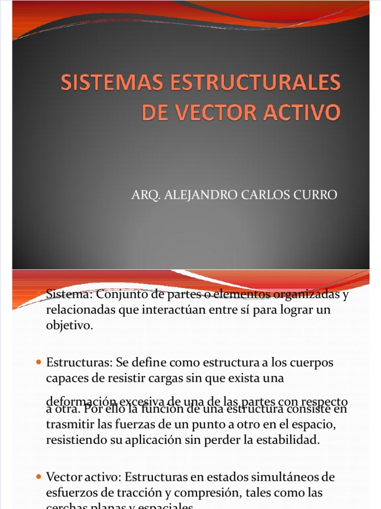 Estructura Vector Activo | PDF | Braguero | Espacio vectorial