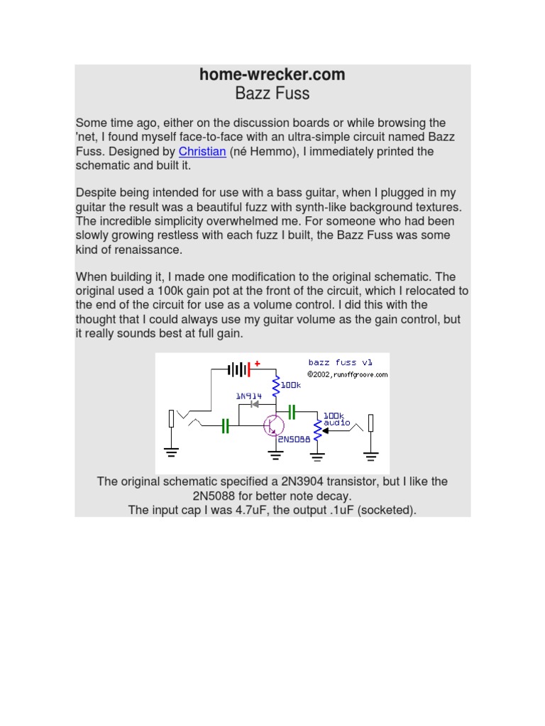 Bazz Fuss: Christian | PDF | Components | Electrical Engineering