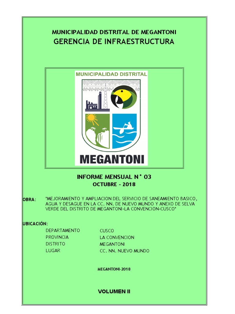 Informe Mensual de Obra | PDF | Fundación (Ingeniería) | Hormigón