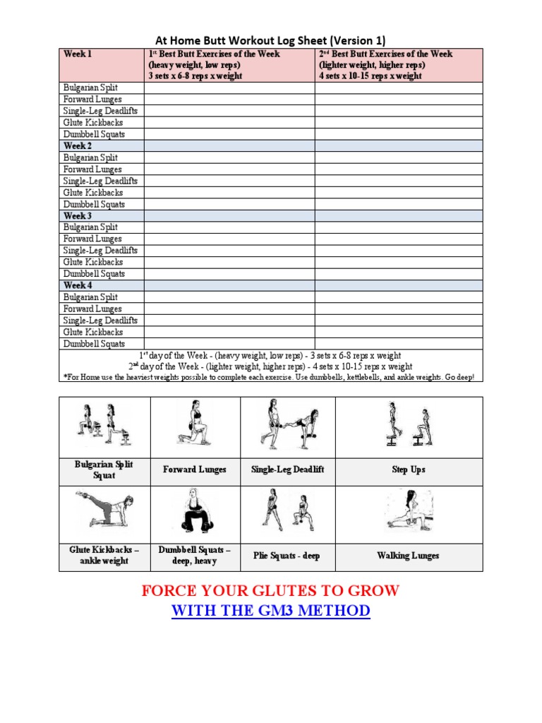 At Home Exercises | PDF | Kettlebell | Hobbies
