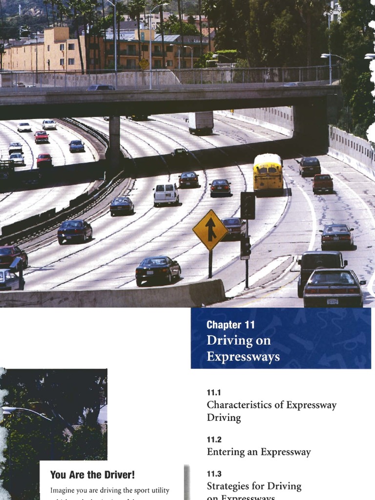 Drive Right Chapter 11 Driving On Expressways | PDF