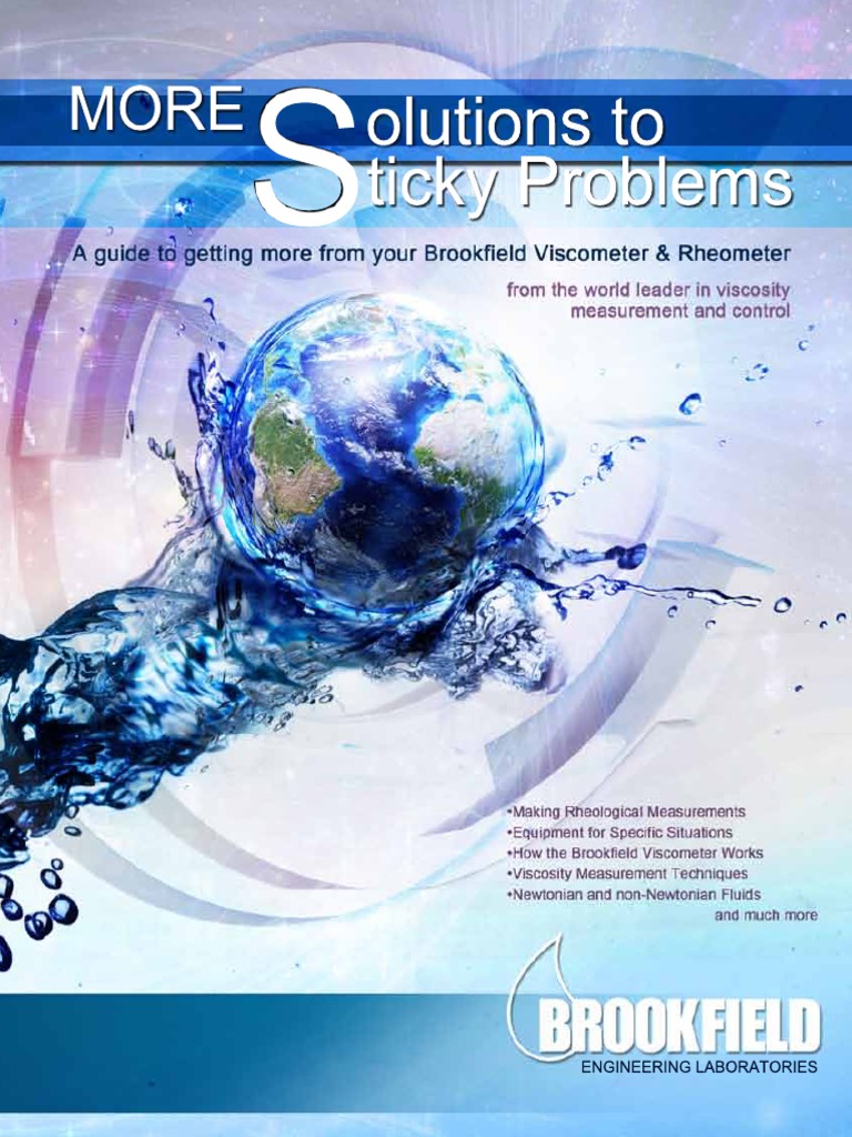 Viscosimètre Brookfield Solutions To Sticky Problems | PDF | Rheology ...