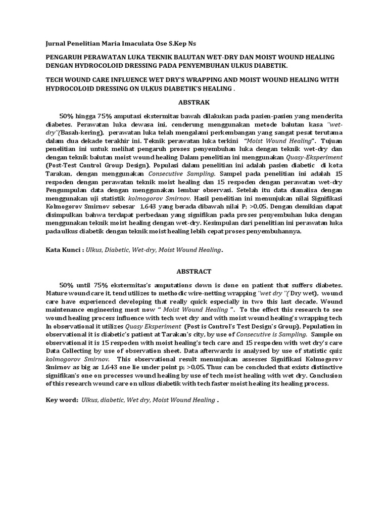 Teknik Wet Dry | PDF