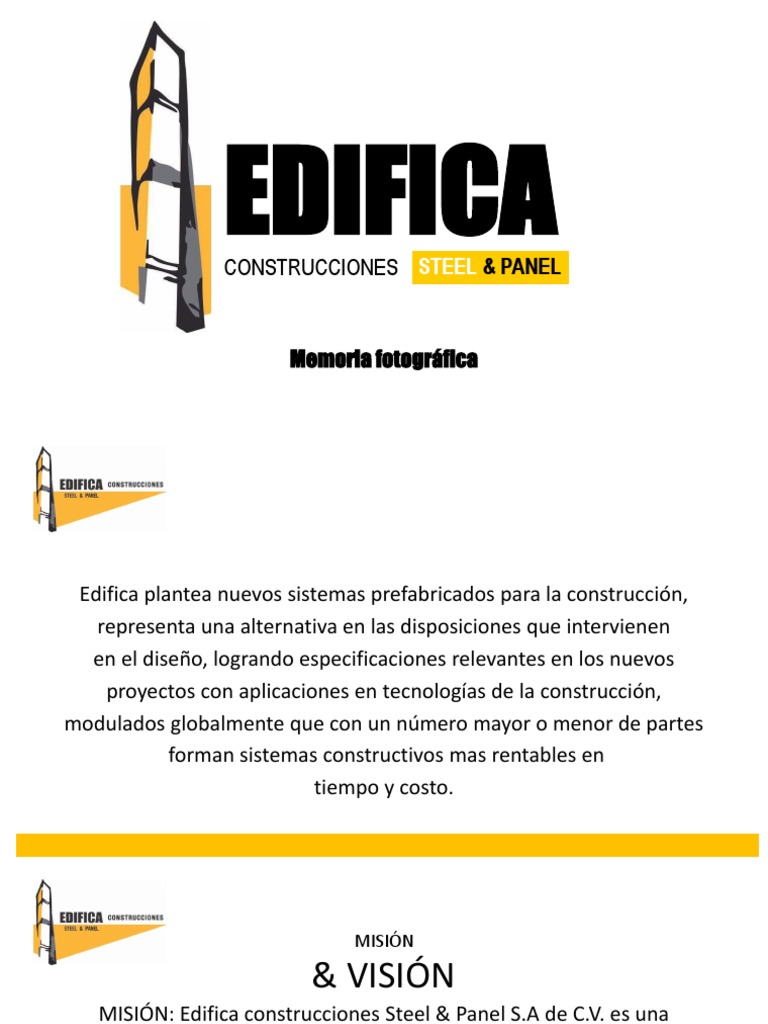 EDIFICA Memoria Fotografica | PDF