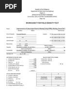 Field Density Test Report: (Sand Cone Method) | PDF | Horticulture And ...