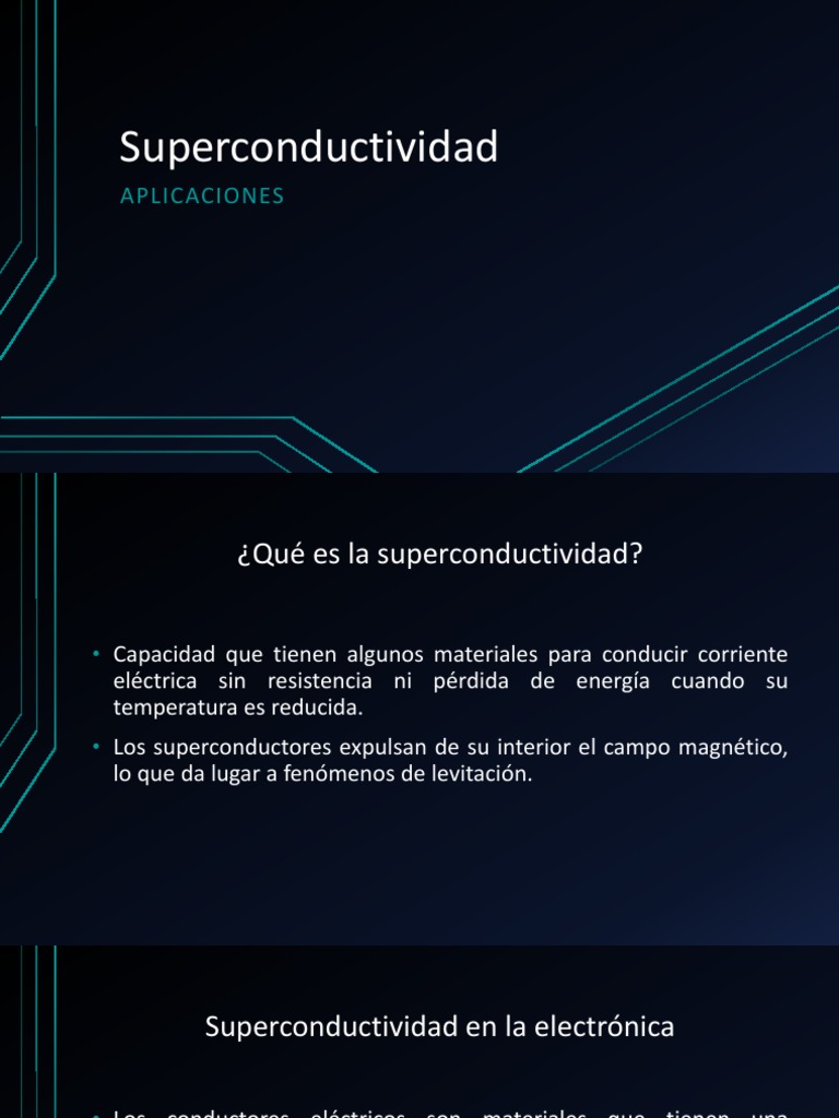 Super Conductividad | PDF | Superconductividad | Corriente eléctrica