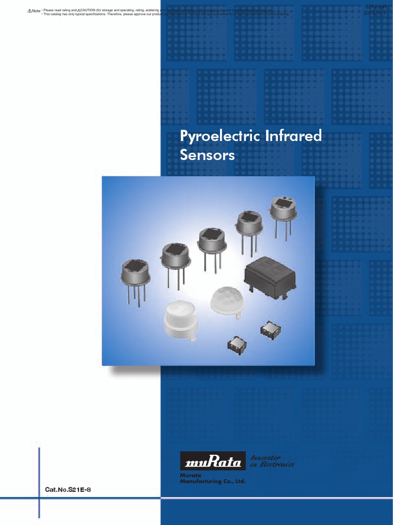 IR Lens Murata | PDF | Infrared | Electromagnetic Interference