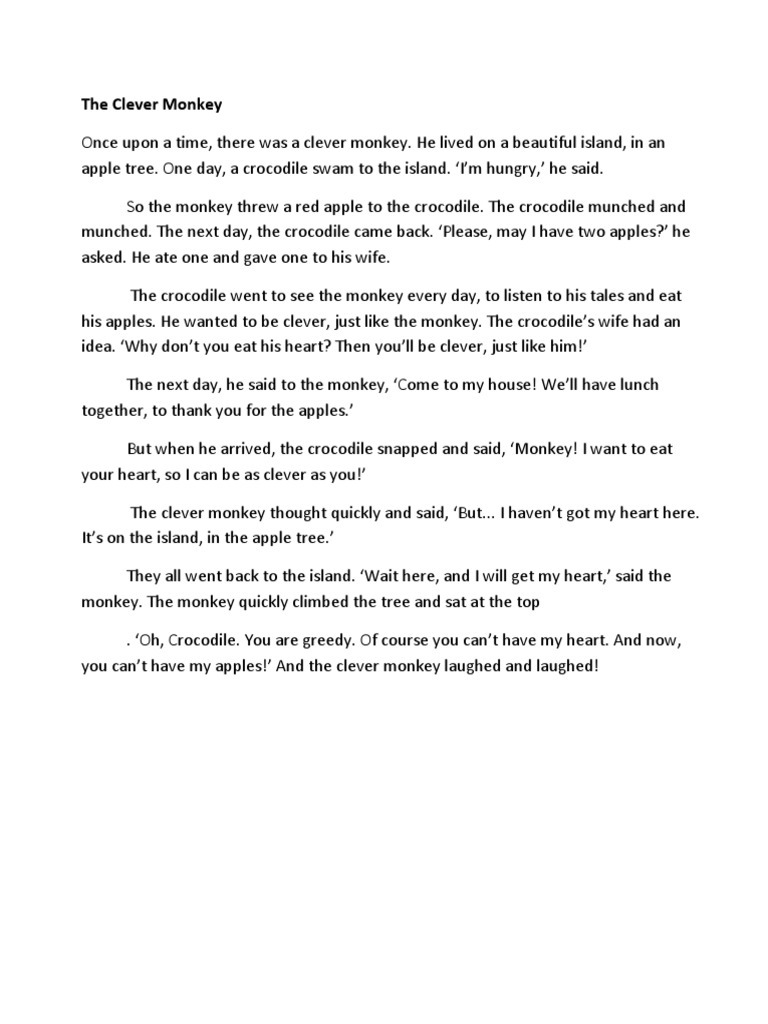 The Clever Monkey | PDF