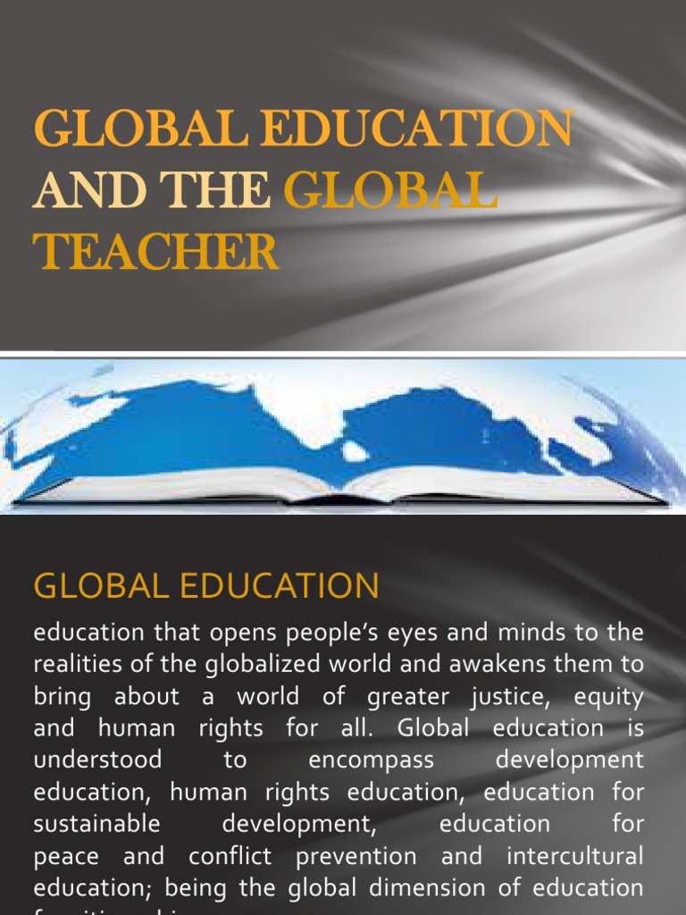 Global Education | PDF | Globalization | Teachers
