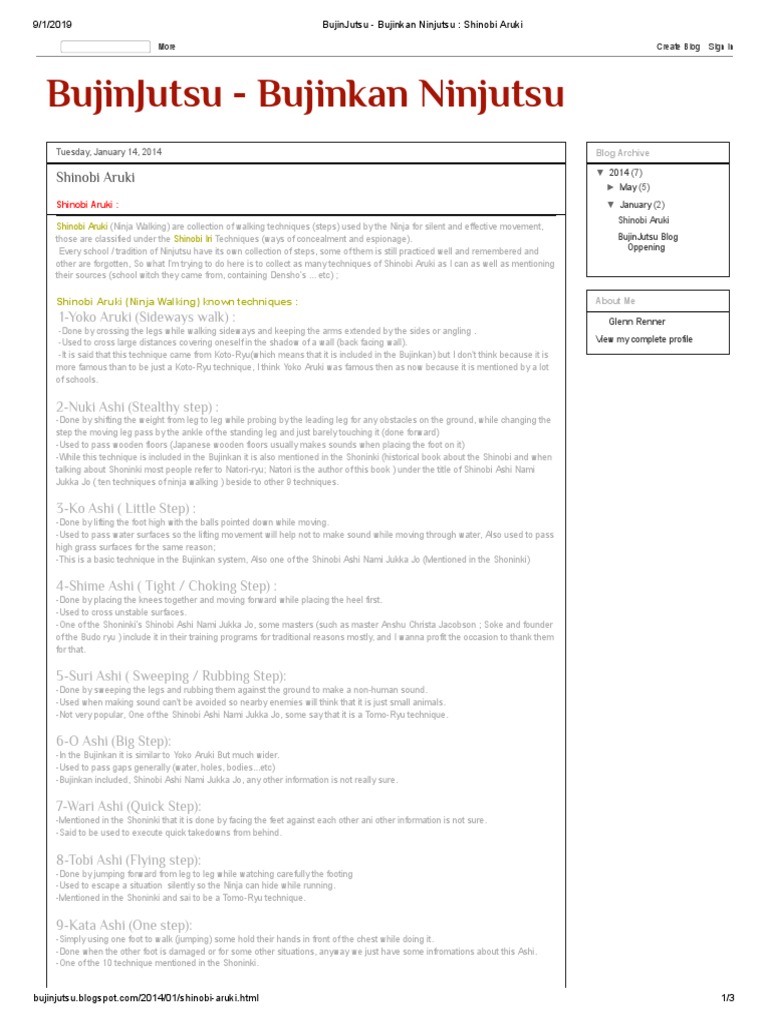 Bujinjutsu Ninjutsu | PDF | Ninja | Japanese Martial Arts