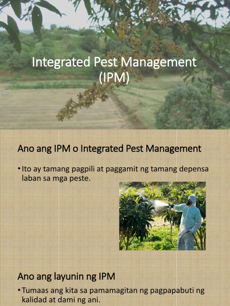 Integrated Pest Management | PDF