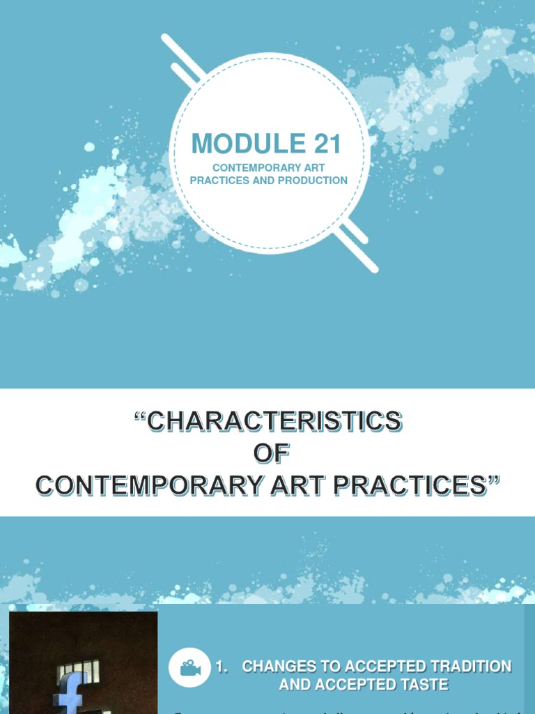 Contemporary Art: Practices and Challenges | PDF | Installation Art ...