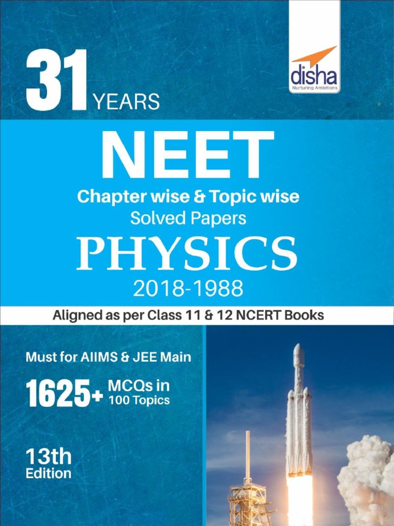 31 Years NEET Chapter-Wise & Topic-Wise Solved Papers (PCB) (2018 ...