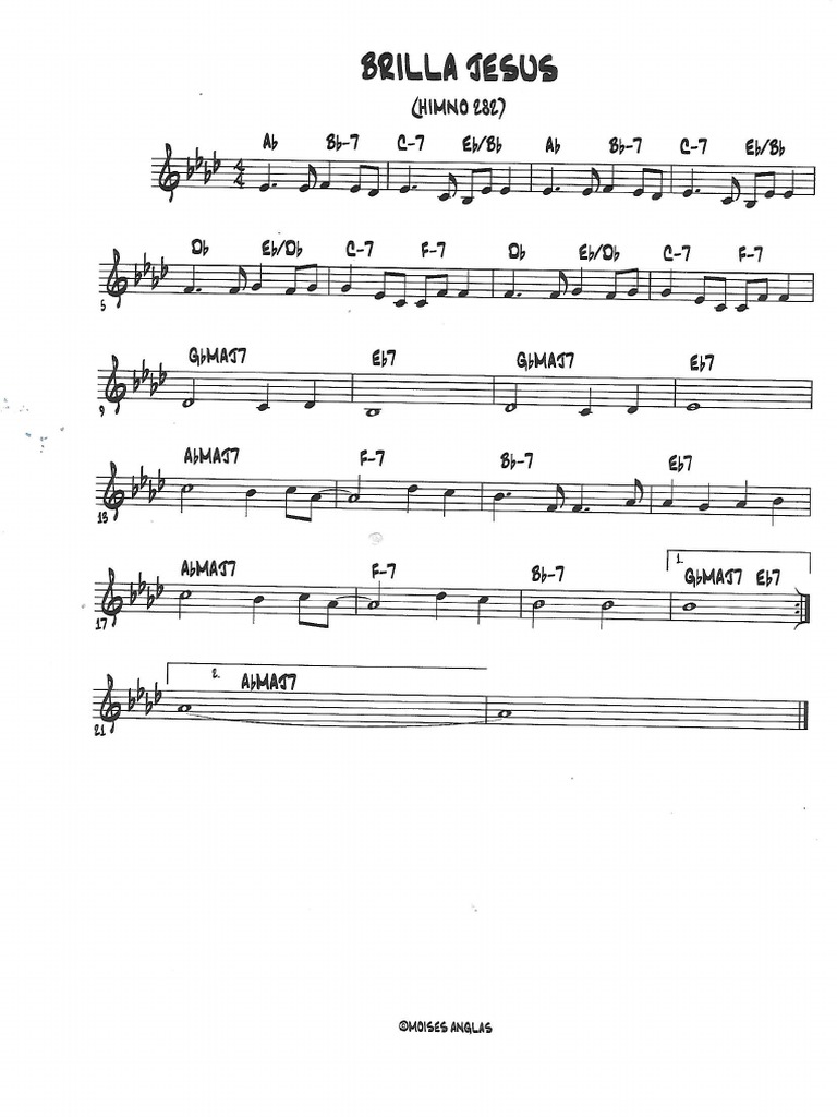Brilla Jesus Himno 282 PDF | PDF