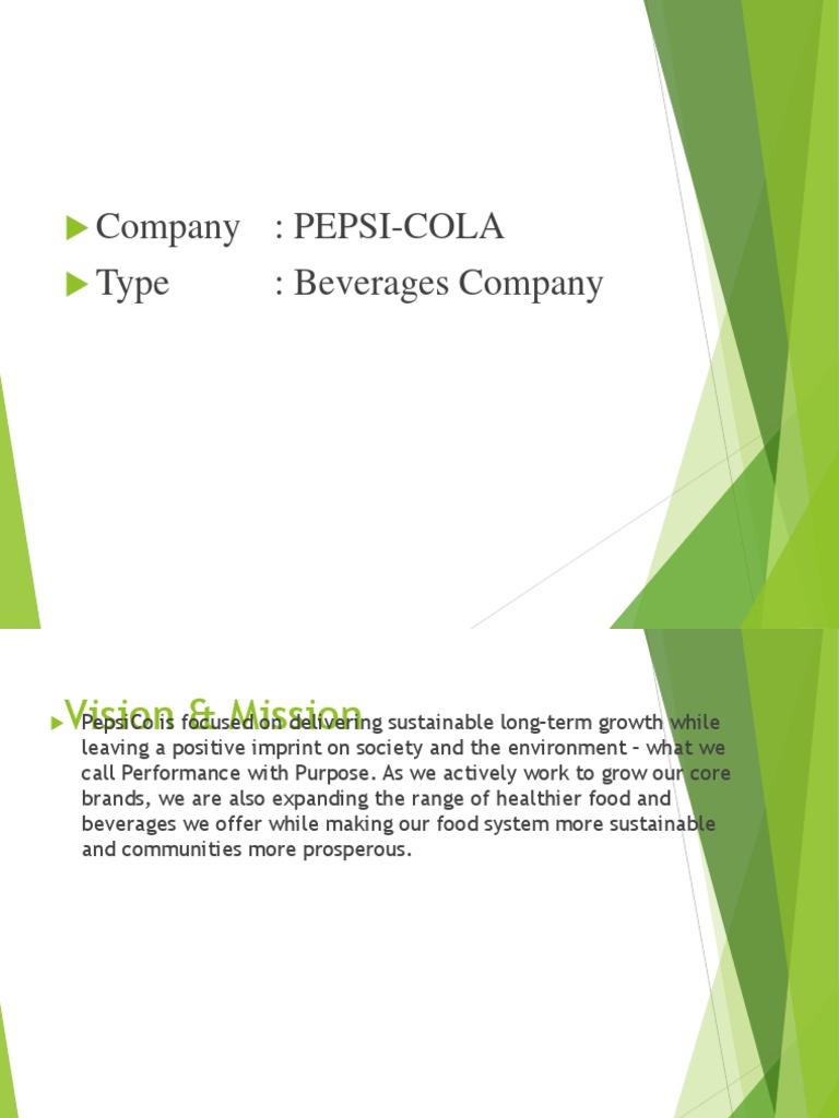 PEPSIco Case | PDF | Pepsi Co | Sustainability