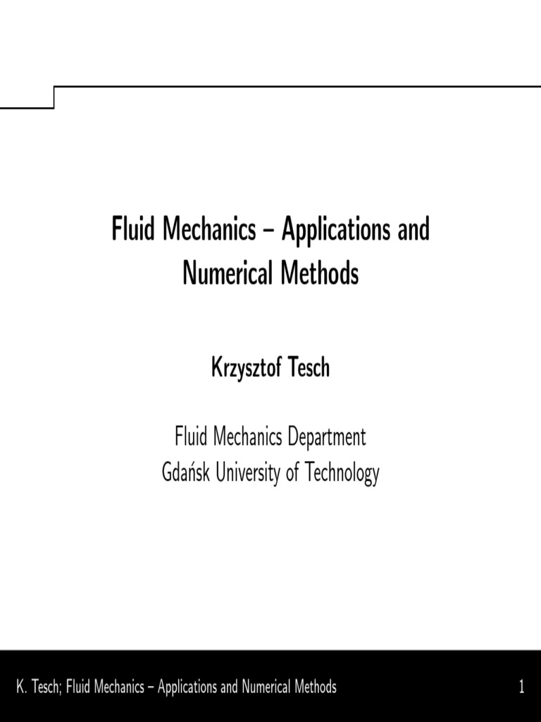 Numerical Methods 2 | PDF | Fluid Dynamics | Fluid Mechanics