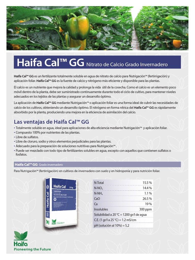 Haifa Cal GG_0 | Calcio | Fertilizante